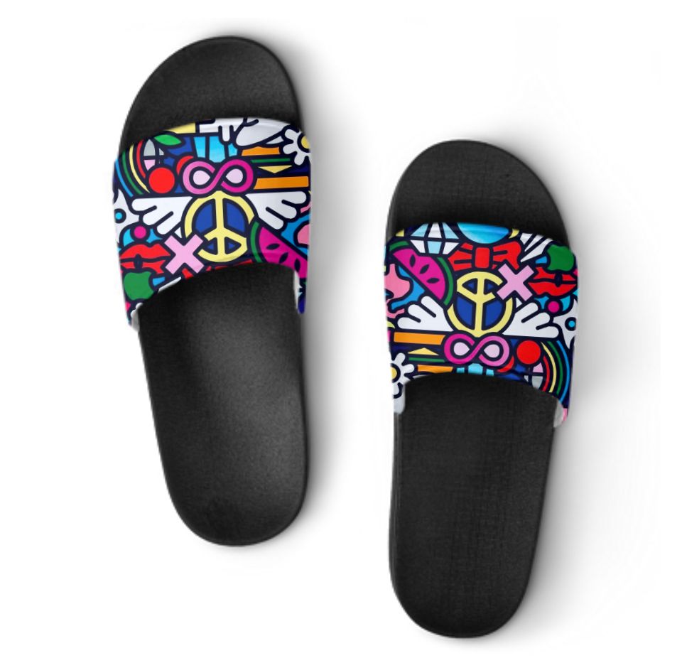 PEACE LOVE and UNITY SANDALS – PIMPTROWEAR